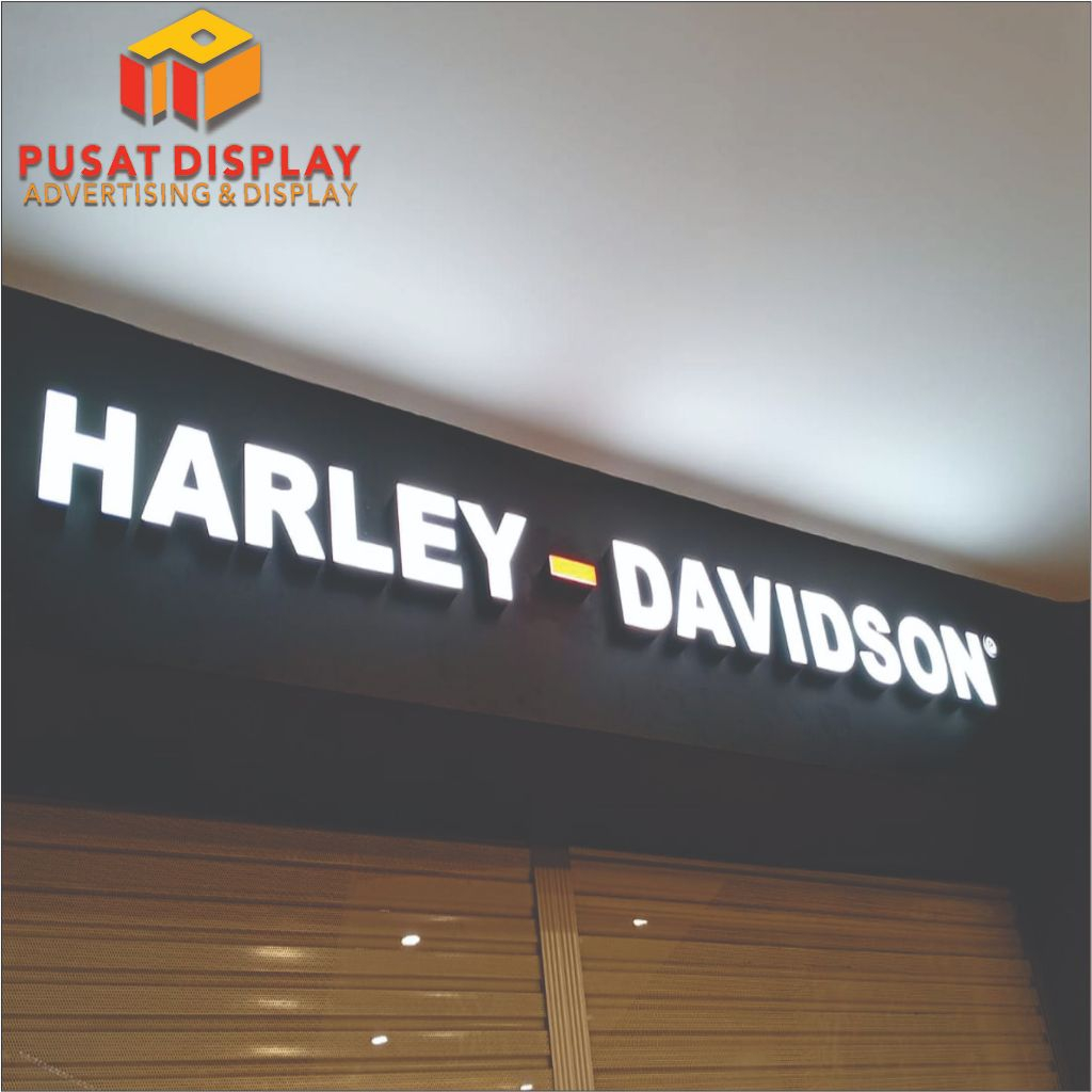 Jual Custom Letter Sign Free Lampu Satuan / Huruf Timbul Backlight ...
