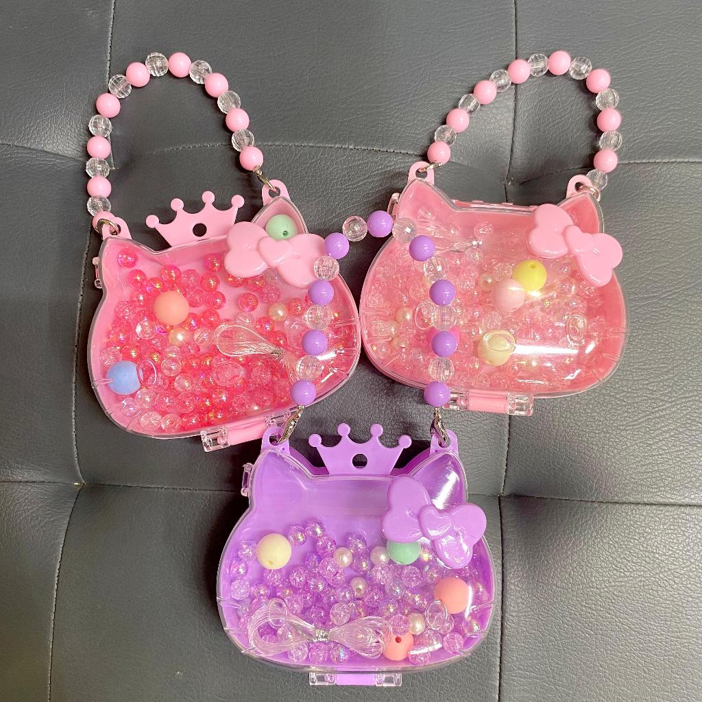 Jual PGS DIY TAS Meronce Anak Mainan Merangkai Gelang Kalung Meronce ...