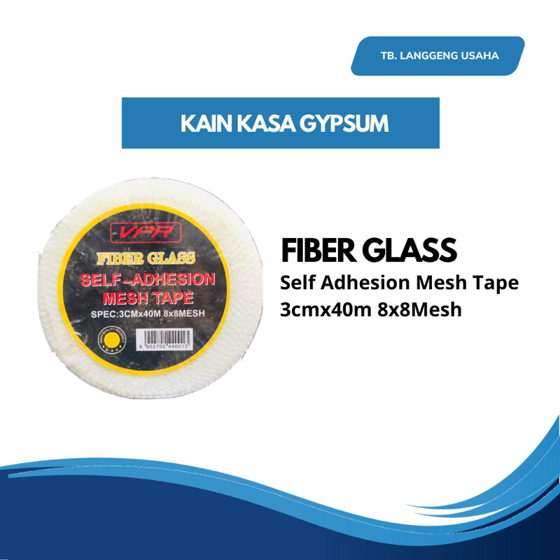 Jual LU KAIN KASA PLAFON FIBER GLASS 3CM GYPSUM GRC MESH TAPE | Shopee ...