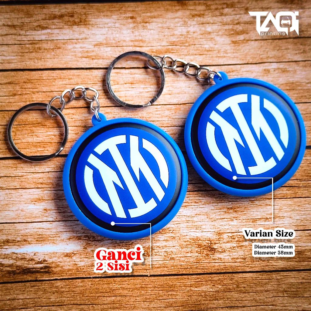 Jual Inter Milan Keychain Inter Milan Gantungan Kunci Inter Milan Size ...