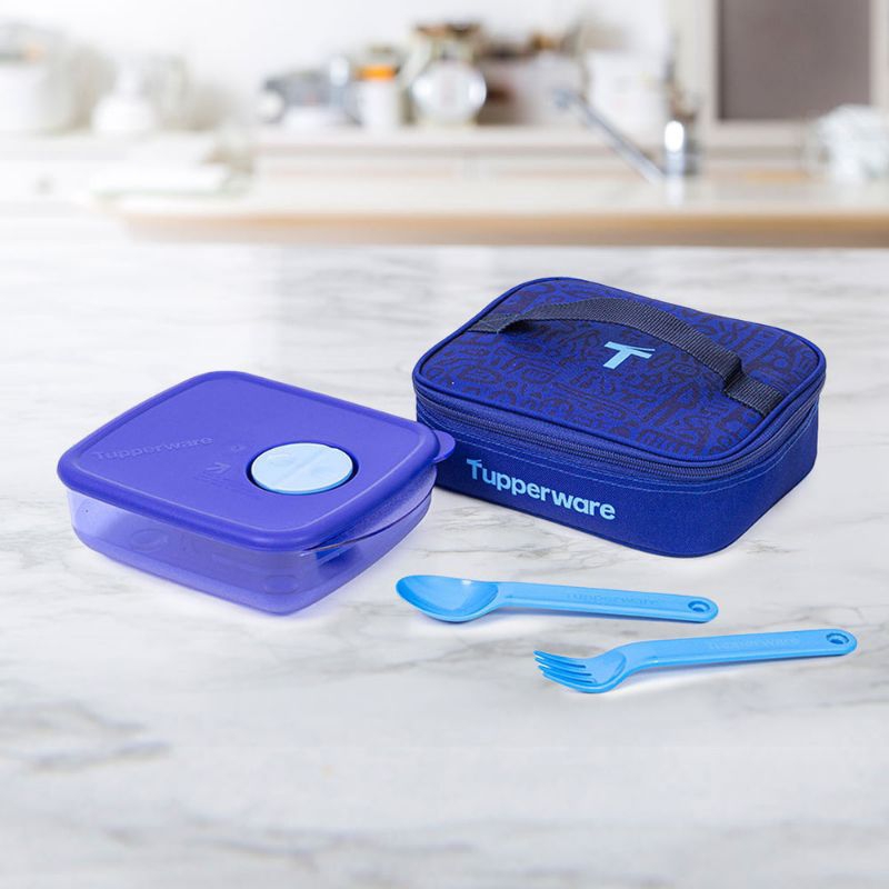 Jual URBAN MEAL BOX BIRU TUPPERWARE/ Set Bekal Terbaru | Shopee Indonesia