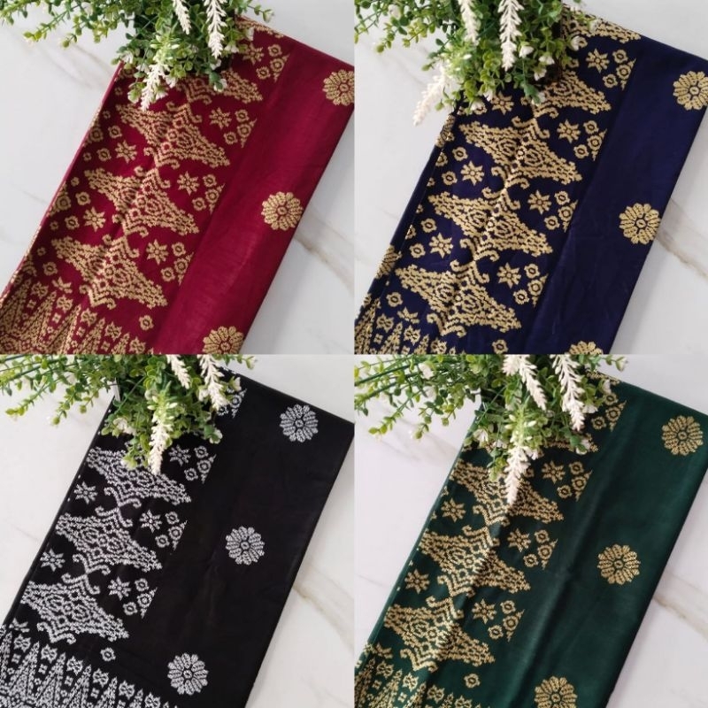 Jual KAIN BATIK PRADA BAKUNG BUNGA SONGKET KAIN BATIK PRADA BALI / KAIN ...