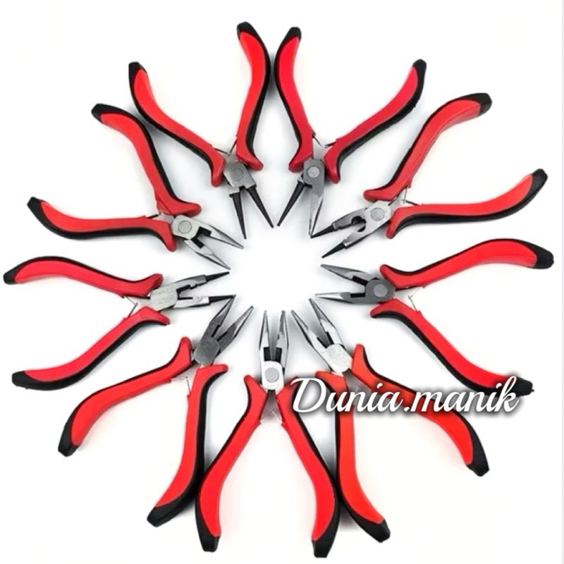 Jual (1pcs) Tang DIY Merah Multifungsi 3in 1 jepit / Potong / Plintir ...