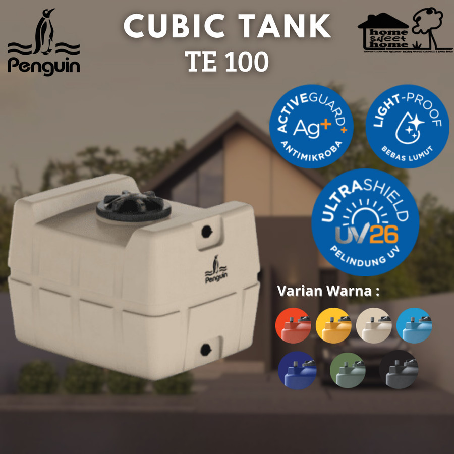 Jual Penguin Tangki Air TE 100 Kapasitas 1000 Liter Cubic Tank | Shopee ...