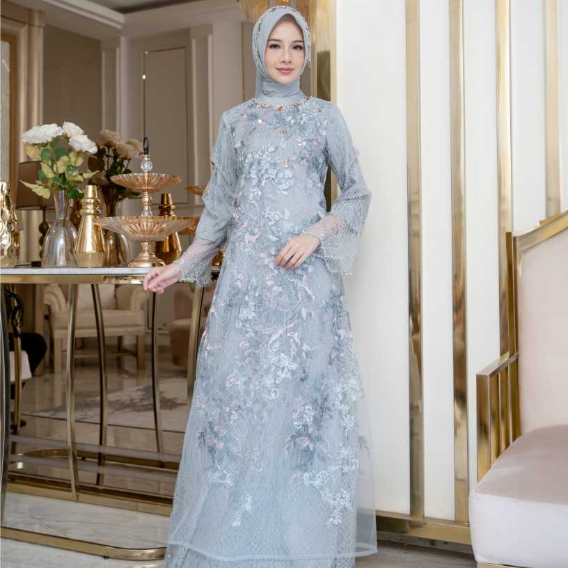 Jual END YEAR SALE - LYF OFFICIAL - NAYSHA DRESS - A LINE - GAUN ...