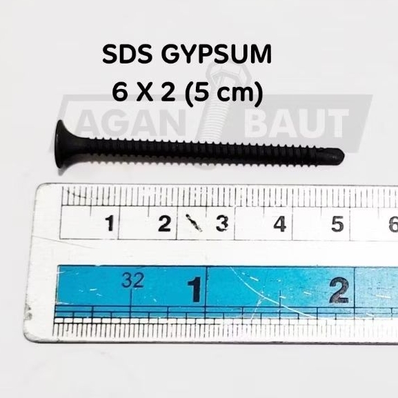 Jual Sekrup / Skrup SDS Gypsum/ SDS Drywall Screw 6 X 2 (5 cm) | Shopee ...