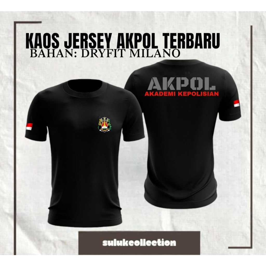 Jual Kaos Baju AKPOL Akademi Kepolisian Gratis Nama Kaos Pemerintahan ...