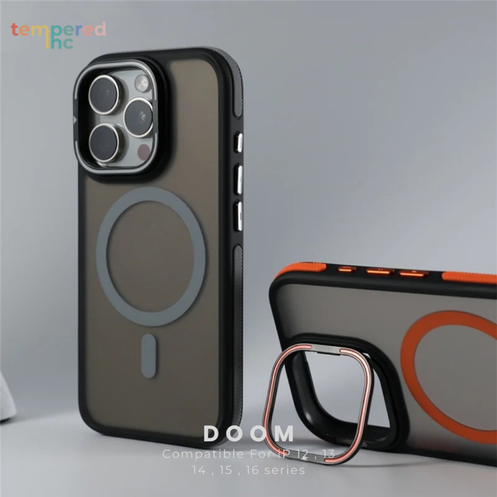 Jual DOOM Case Iphone Compatible for IP 12 13 14 15 16 16pro 16promax ...