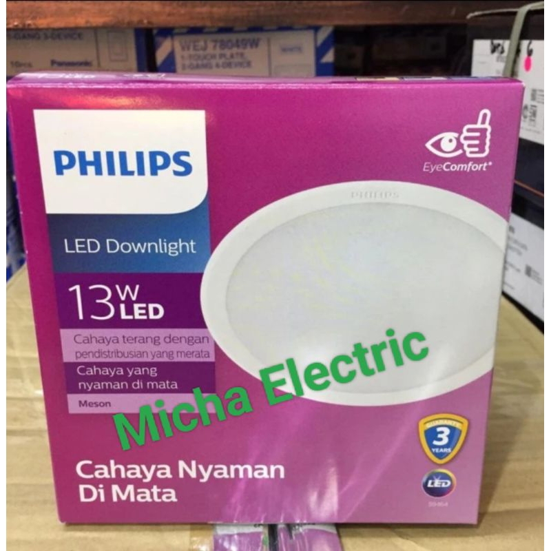Jual Downlight Philips Meson LED 13W Inbow/ LED Panel Philips Meson 13W Inbow | Shopee Indonesia