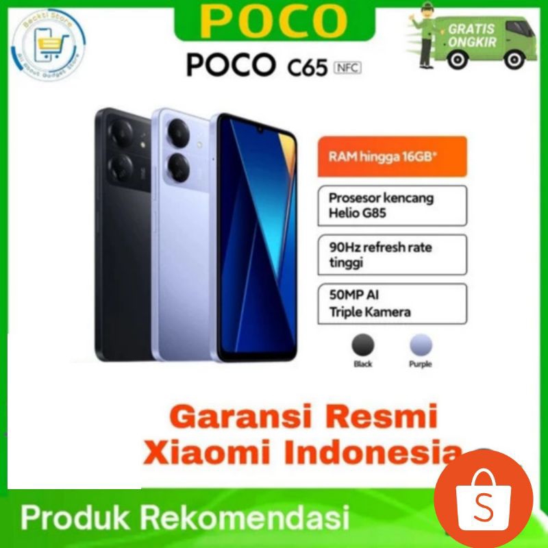 Jual Poco C65 8/256 GB Garansi Resmi Xiaomi Indonesia 8/256Gb | Shopee Indonesia