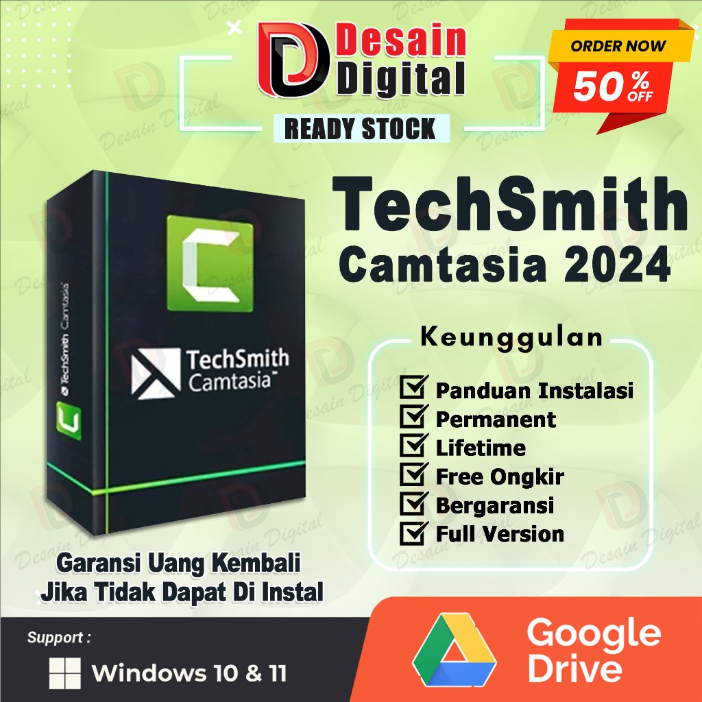 Jual Software Window - TechSmith Camtasia 2024 - Lifetime | Shopee ...