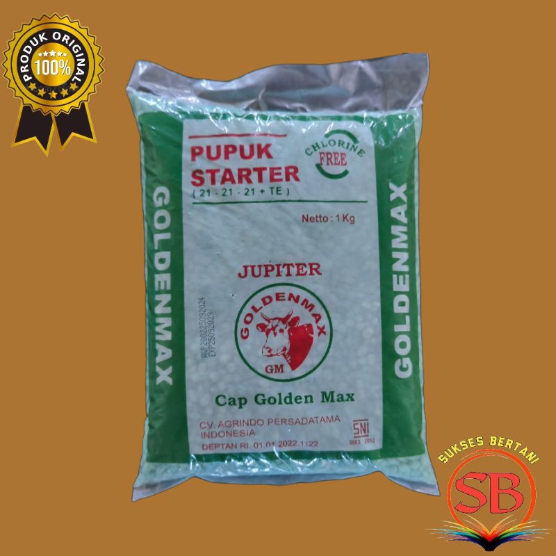 Jual PUPUK GOLDENMAX JUPITER 21 21 21 + TE - 1 KG | Shopee Indonesia