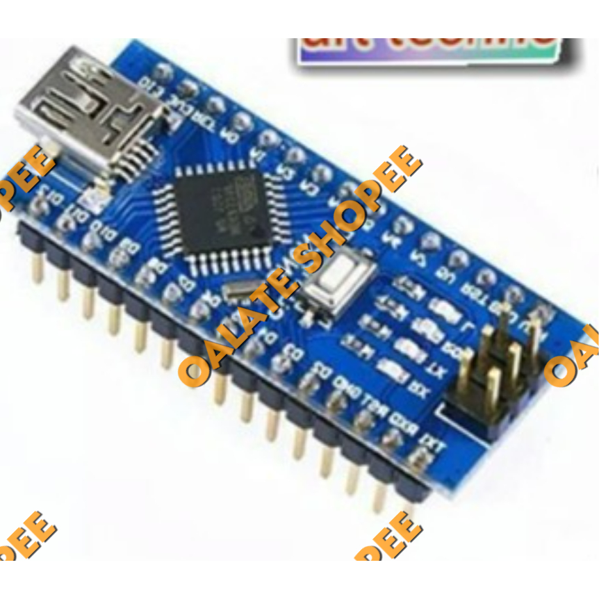Jual New Nano Ch340 Atmega 328 Atmega328 Atmel Sudah Di Solder | Shopee ...