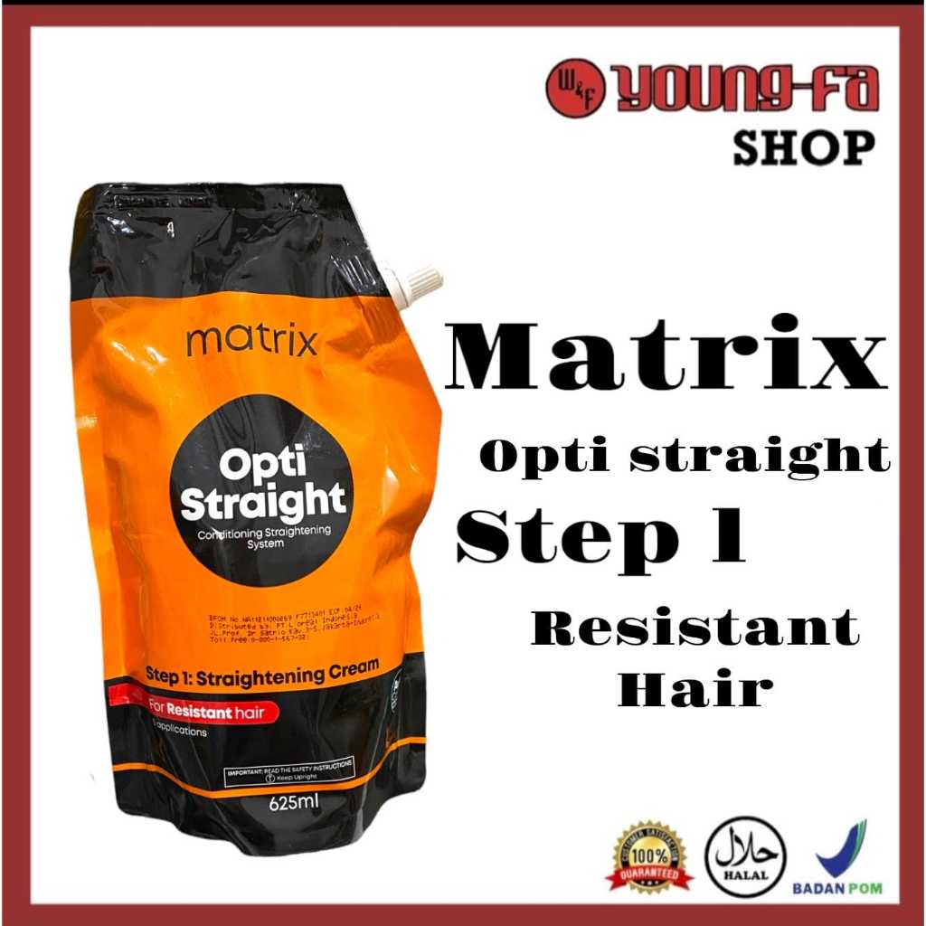 Jual MATRIX Cream OPTI STRAIGHT 500 ml - Step 1 Pelurusan Rambut ...