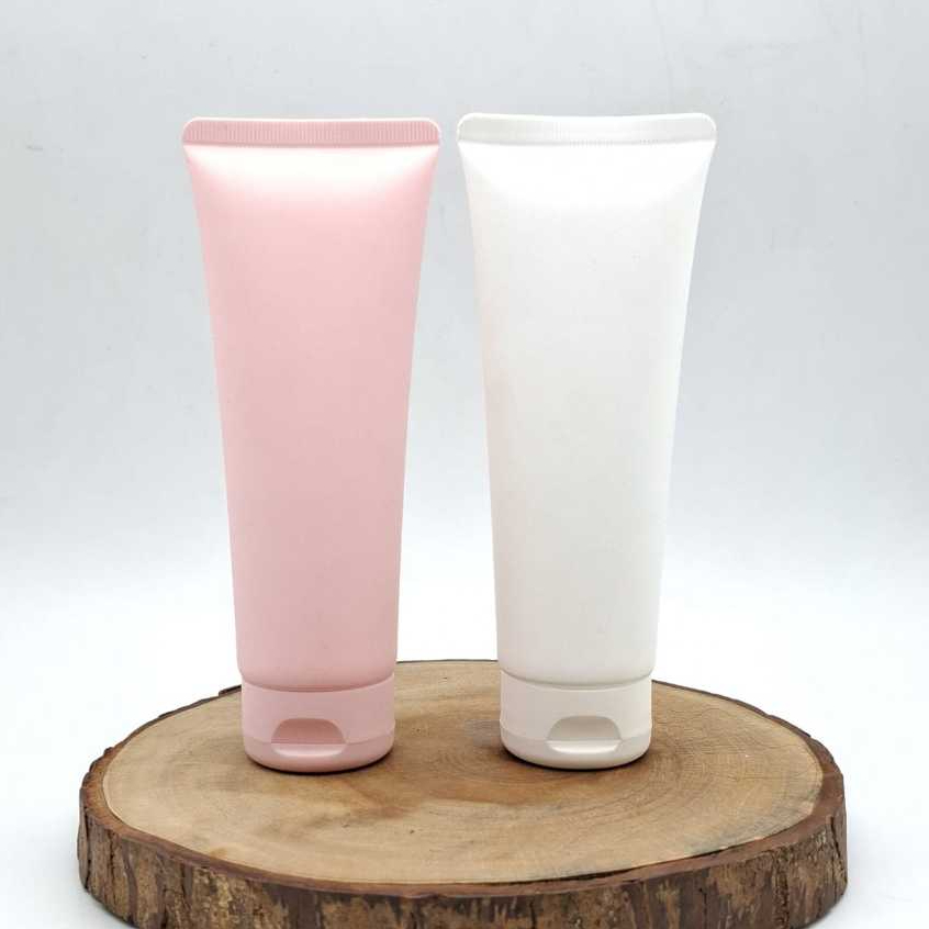 Jual BOTOL TUBE PINK / PUTIH 100ML TUTUP FLIPTOP PUTIH TUBE KOSONG KEMASAN PACKAGING KOSMETIK ...