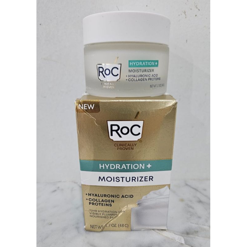 Jual Roc Hydration Hyaluronic Acid Collagen Face Moisturizer Cream 48 ...