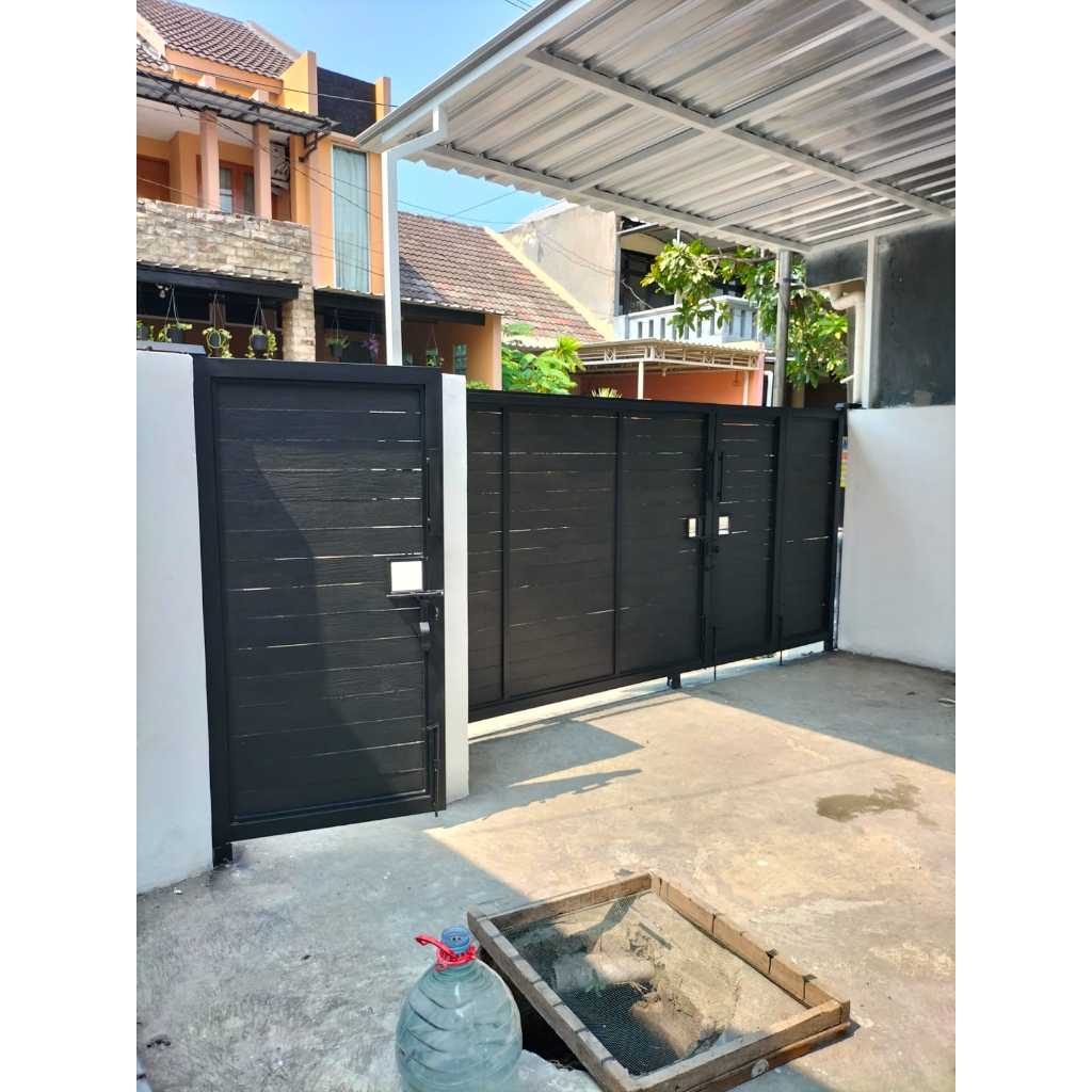Jual Pagar conwood cat hitam by dejetiga | Shopee Indonesia