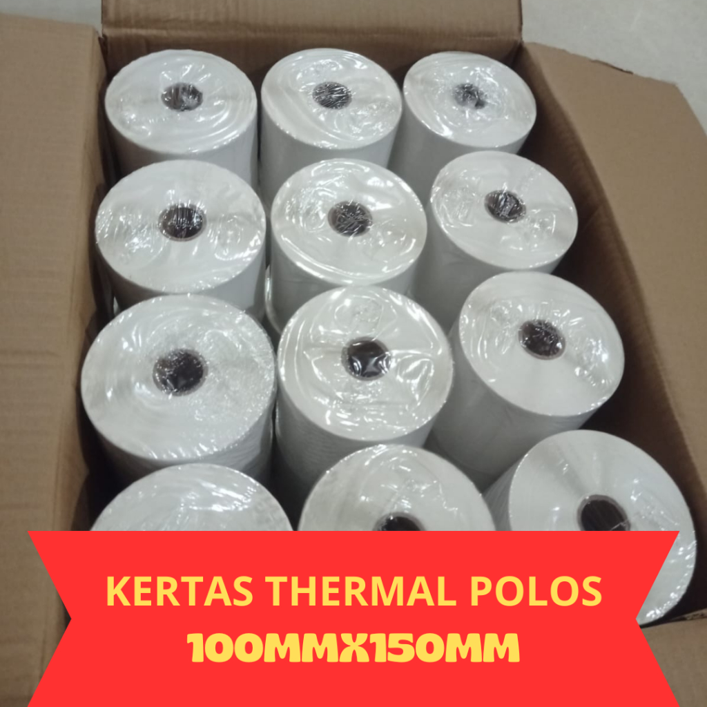 Jual Thermal / Termal Roll/Kotak 100 x150 / 100 x 100 / 78 x 100 / 50 x ...