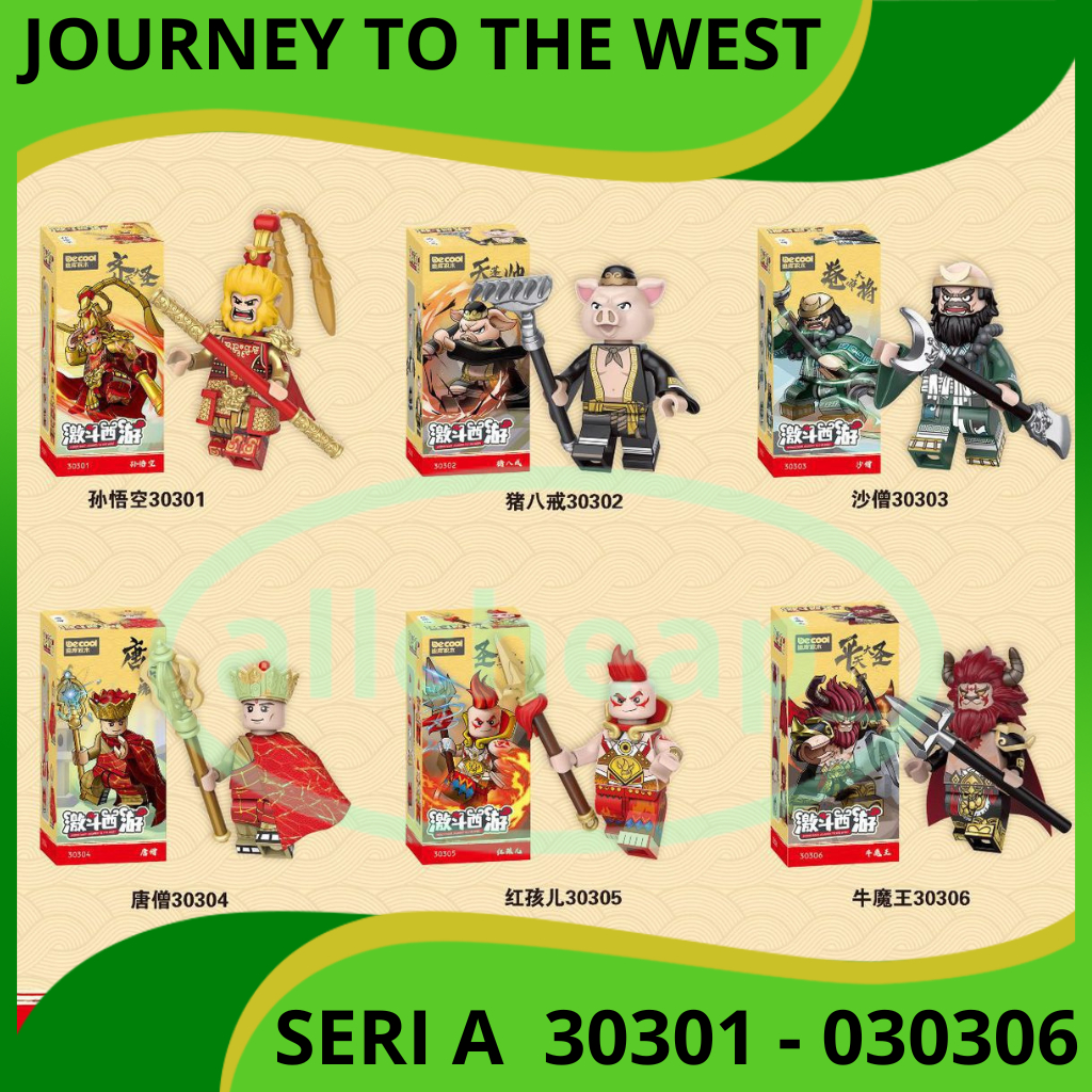 Jual DE COOL BRICK DECOOL BRICKS JOURNEY TO THE WEST SUN WU KONG ZHU BA ...