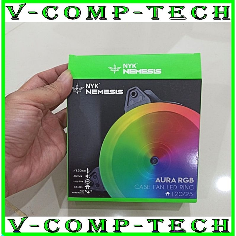 Jual NYK Nemesis Fan Case AURA RGB / Fan Casing PC 12Cm NYK NEMESIS ...