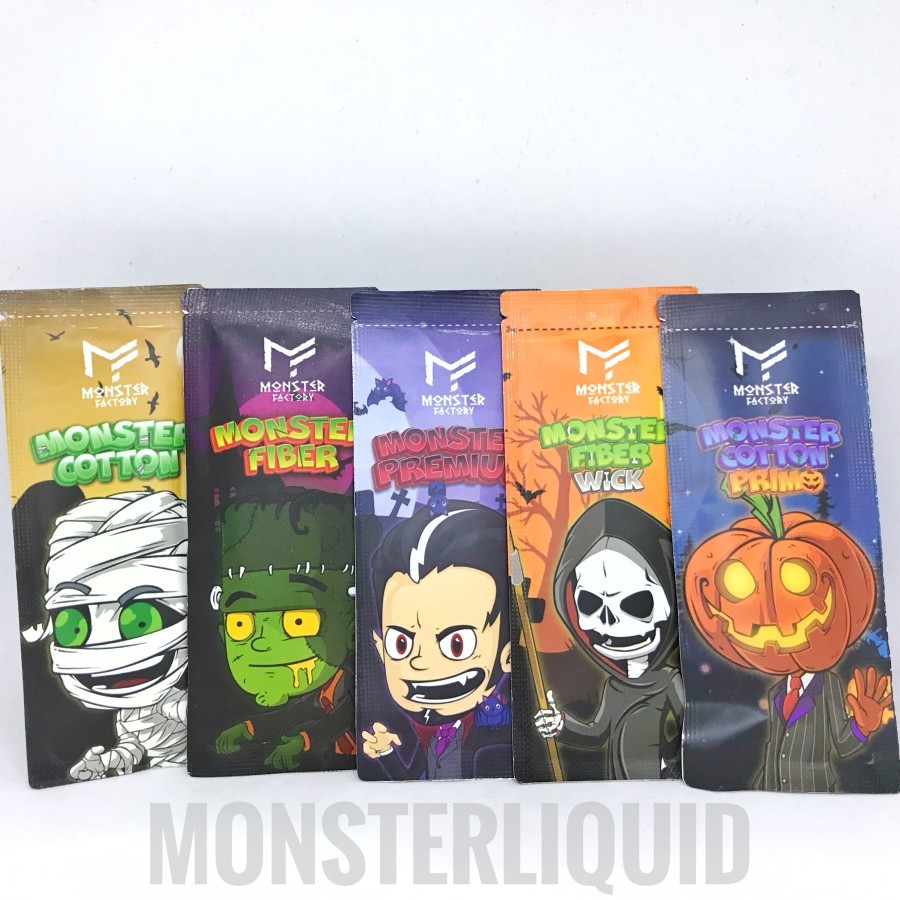 Jual TRAVEL SIZE MONSTER COTTON SERIES KAPAS KEMASAN MINI BY MONSTER ...