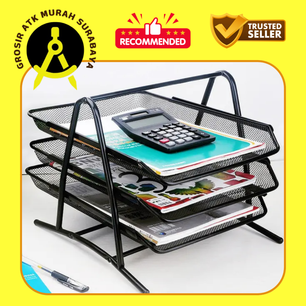 Jual Bak Surat / Letter Tray / Document Tray Bahan Besi / Tempat Surat ...