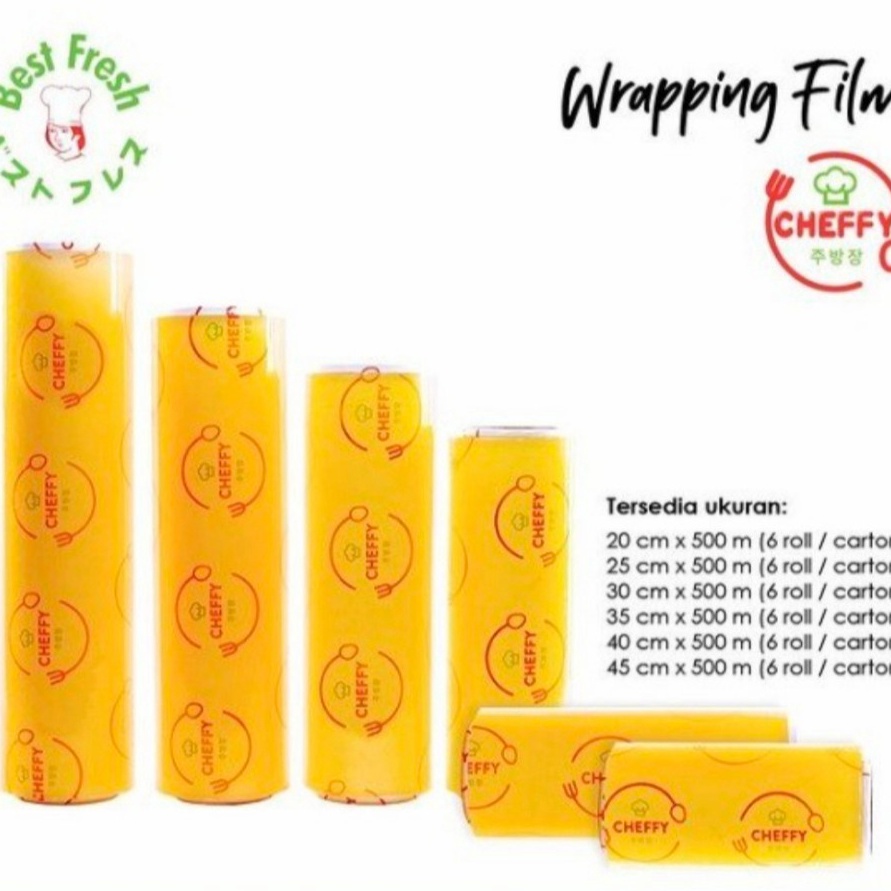 Jual CHEFFY WRAPPING ROLL 35 cm x 5 meter PLASTIK KEMASAN MAKANAN ...