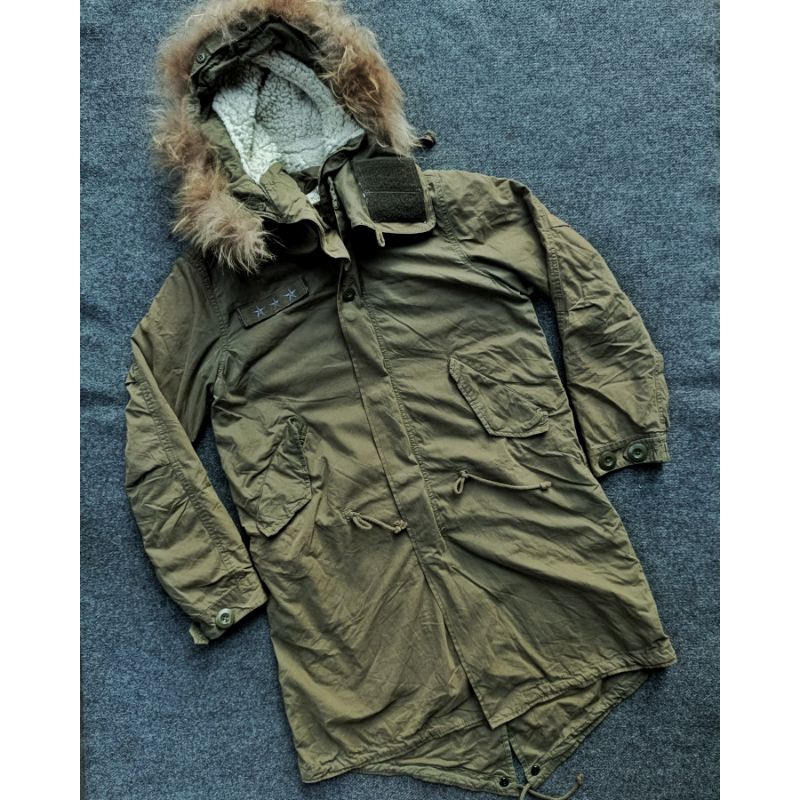 Jual Parka Fishtail Army Fishtail Military Parka Parka Vespa | Shopee ...