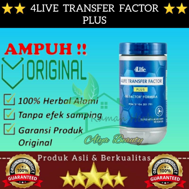 Jual Isi 90 4Live Transfer Factor Asli Herbal Original Suplemen Imun ...
