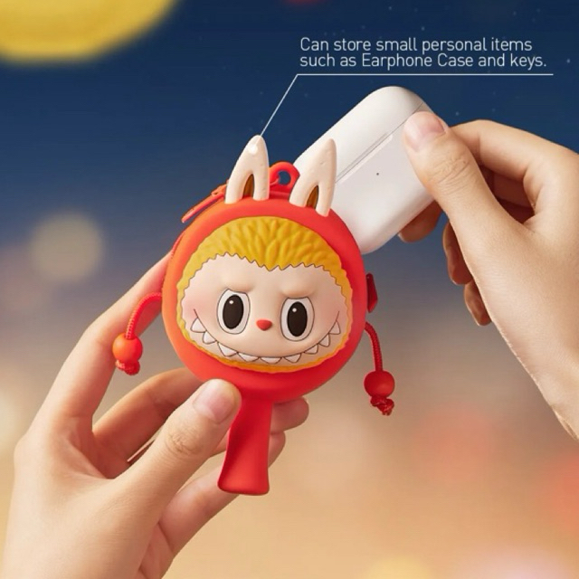 Jual Rattle Drum Earphone Case The Monster Labubu Original | Shopee ...