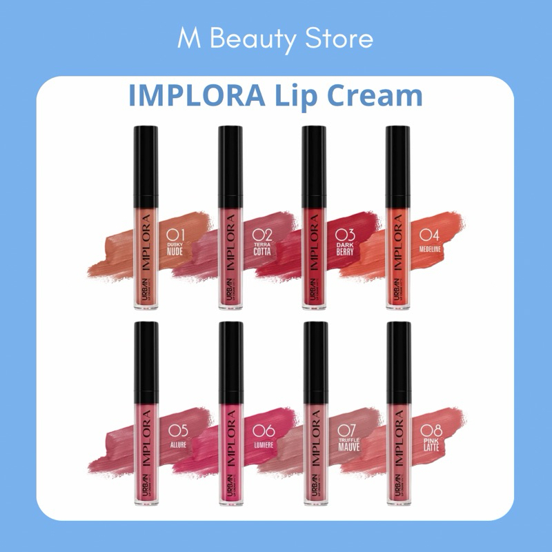 Jual Implora Urban Lip Cream Matte - Implora X Relaxa Lip Cream Matte ...