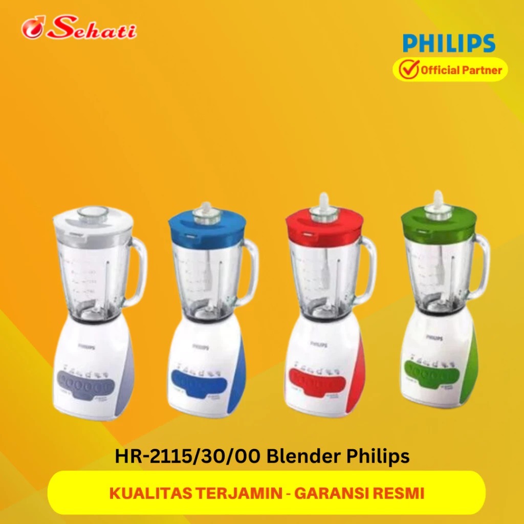 Jual PHILIPS HR-2115 Blender Philips 2L Plastik Food Grade Garansi ...
