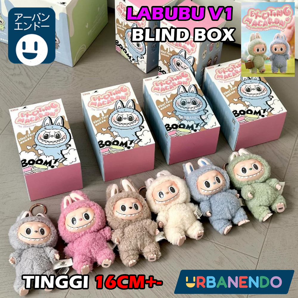 Jual Blind Box Labubu The Monster Keychain Gantungan tinggi 16cm Bukan ...