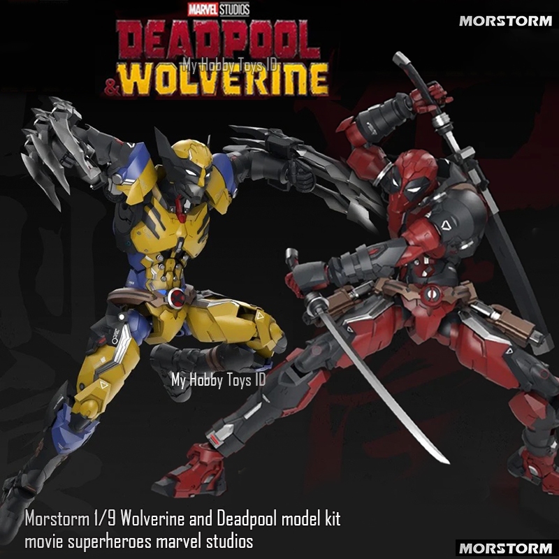 Jual 100%Original Morstrom Action Figure Deadpool & Wolverine Superhero ...