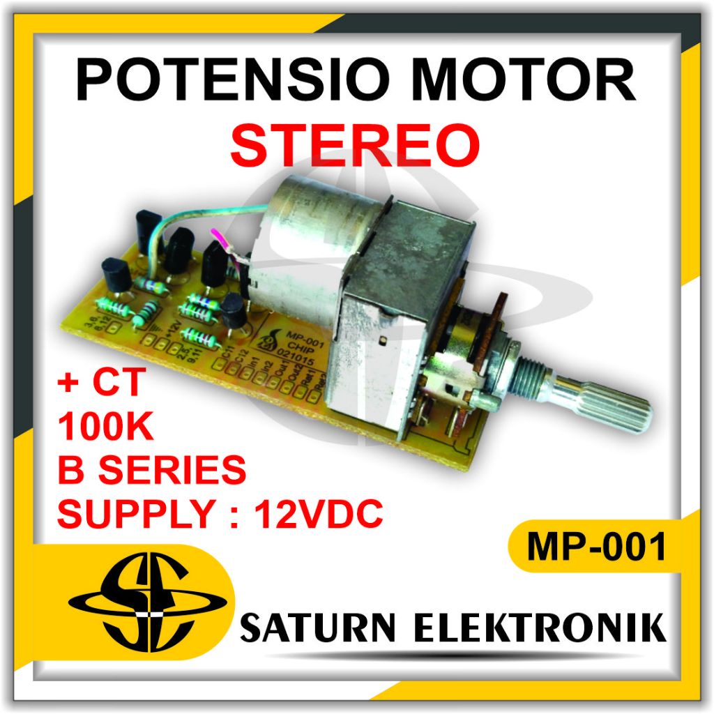 Jual KIT Potensio Motor Stereo +CT 100K MP-001 | Shopee Indonesia