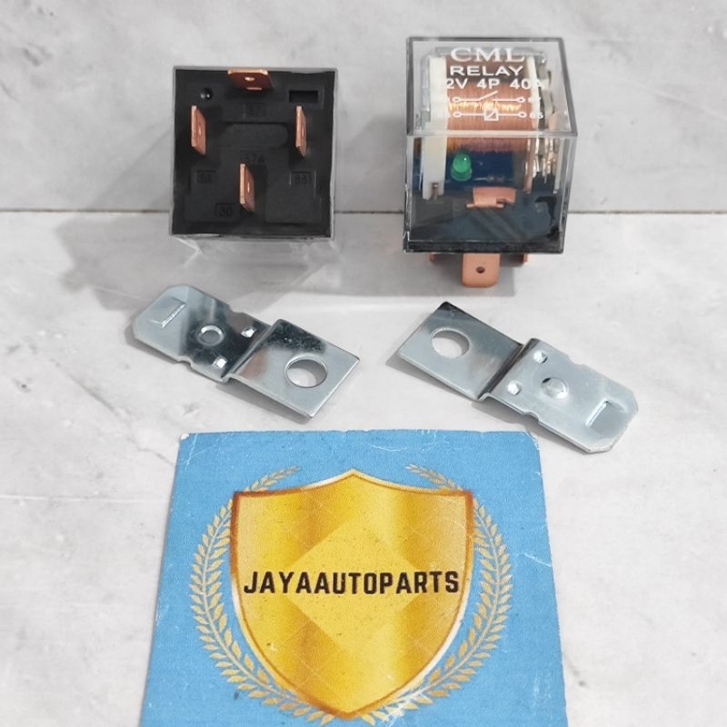 Jual Relay Transparan Kaki 4 Kaki 4 12 Volt 40 Ampere Untuk Mobil Dan ...
