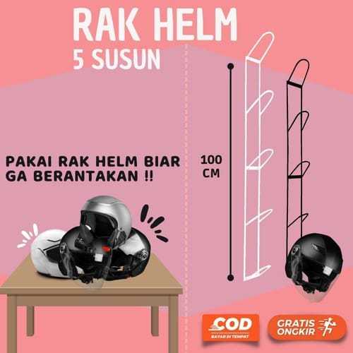 Jual RAK HELM / GANTUNGAN HELM / HELM TEMPEL DINDING / RAK PENYANGGA ...