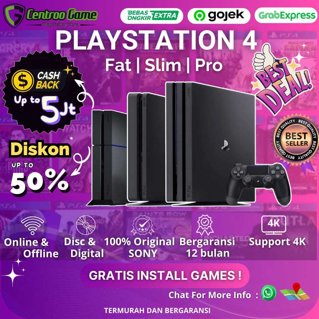 Jual SONY PS4 PRO / SLIM / FAT Playstation 4 PRO / SLIM / FAT Full Games favorit & firmware ...