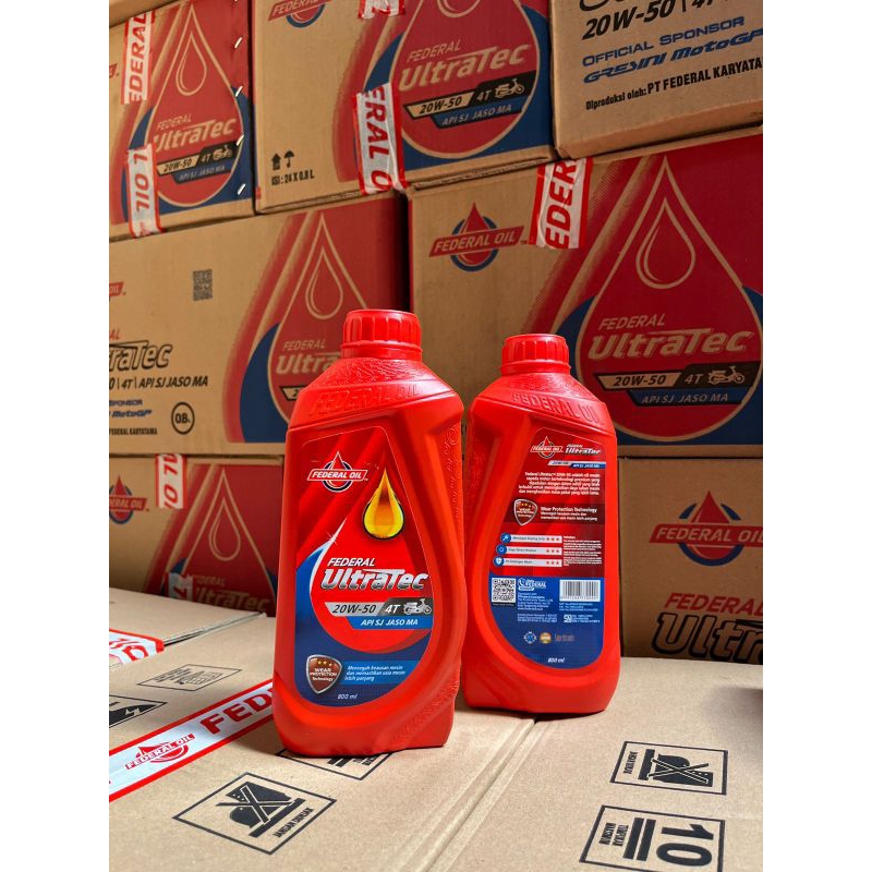 Jual FEDERAL OIL ULTRATEC 0.8L oli federal 800ml (1 DUS) Spesifikasi ...