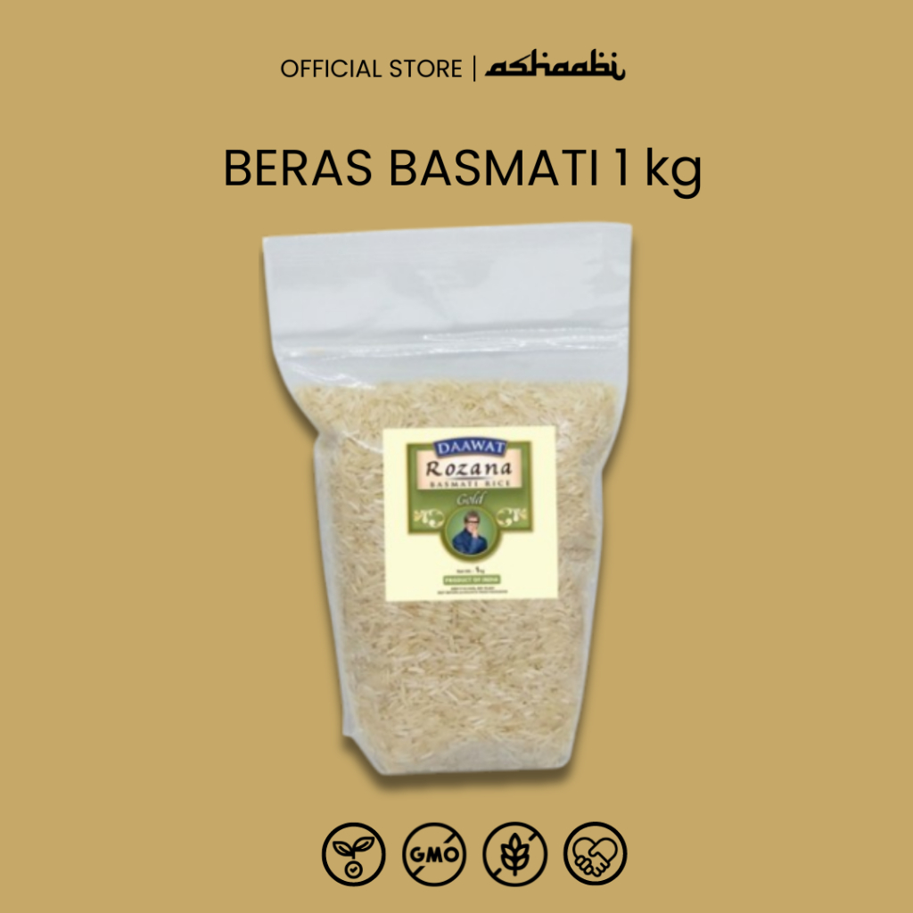 Jual Beras Basmati India 1kg Dawaat Everyday premium Grade A beras mati ...
