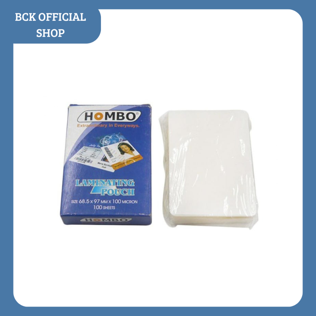 Jual Laminating Film Hombo Ukuran KTP (PACK) | Shopee Indonesia