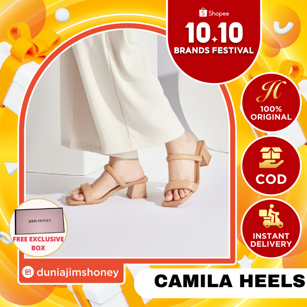 Jual Jims Honey Camila Heels Sepatu Hak Tinggi Wanita Kerja Kantor ...