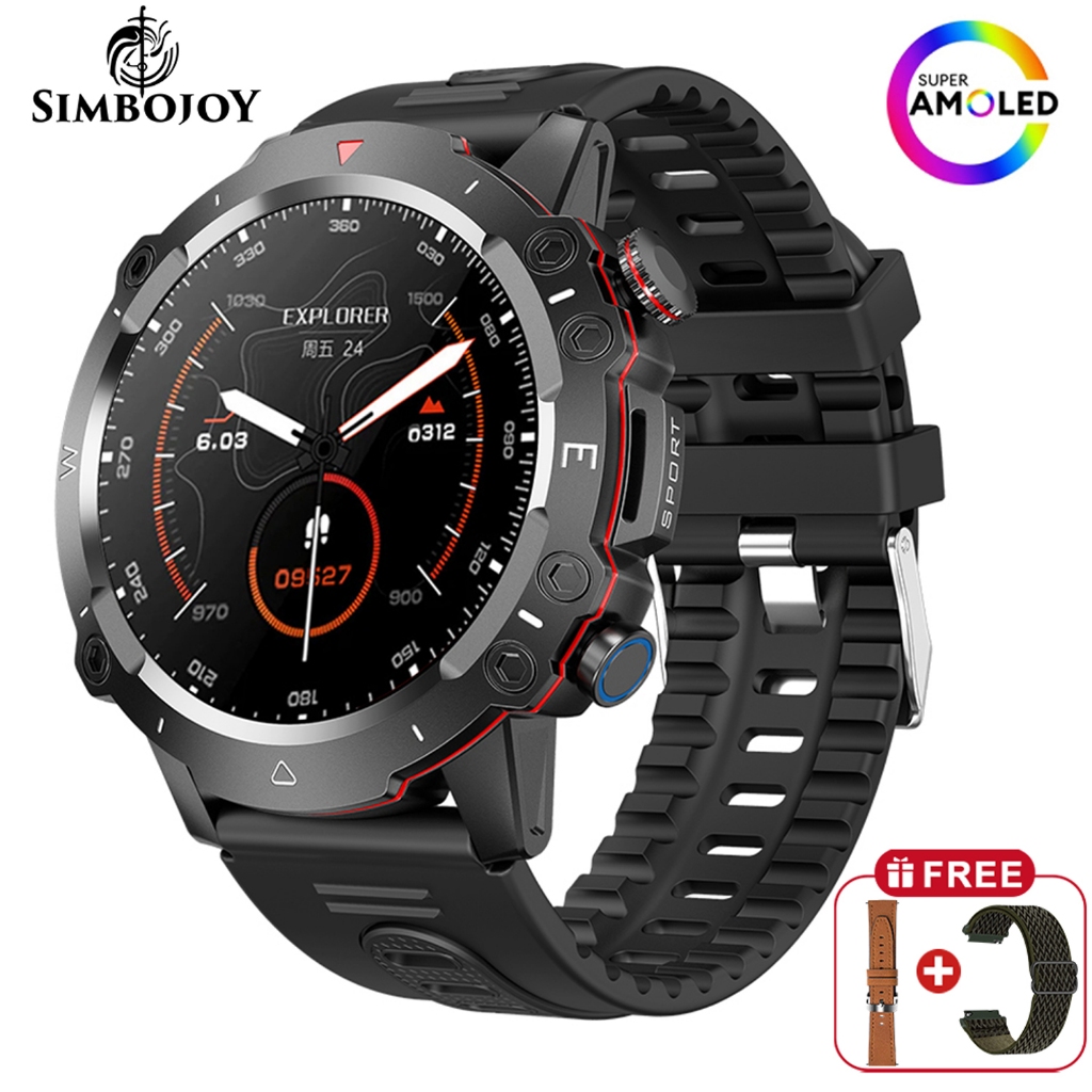 Jual Simbojoy SmartWatch ZW48 Anti Air Cahaya Led Layar Terang 1.28 ...