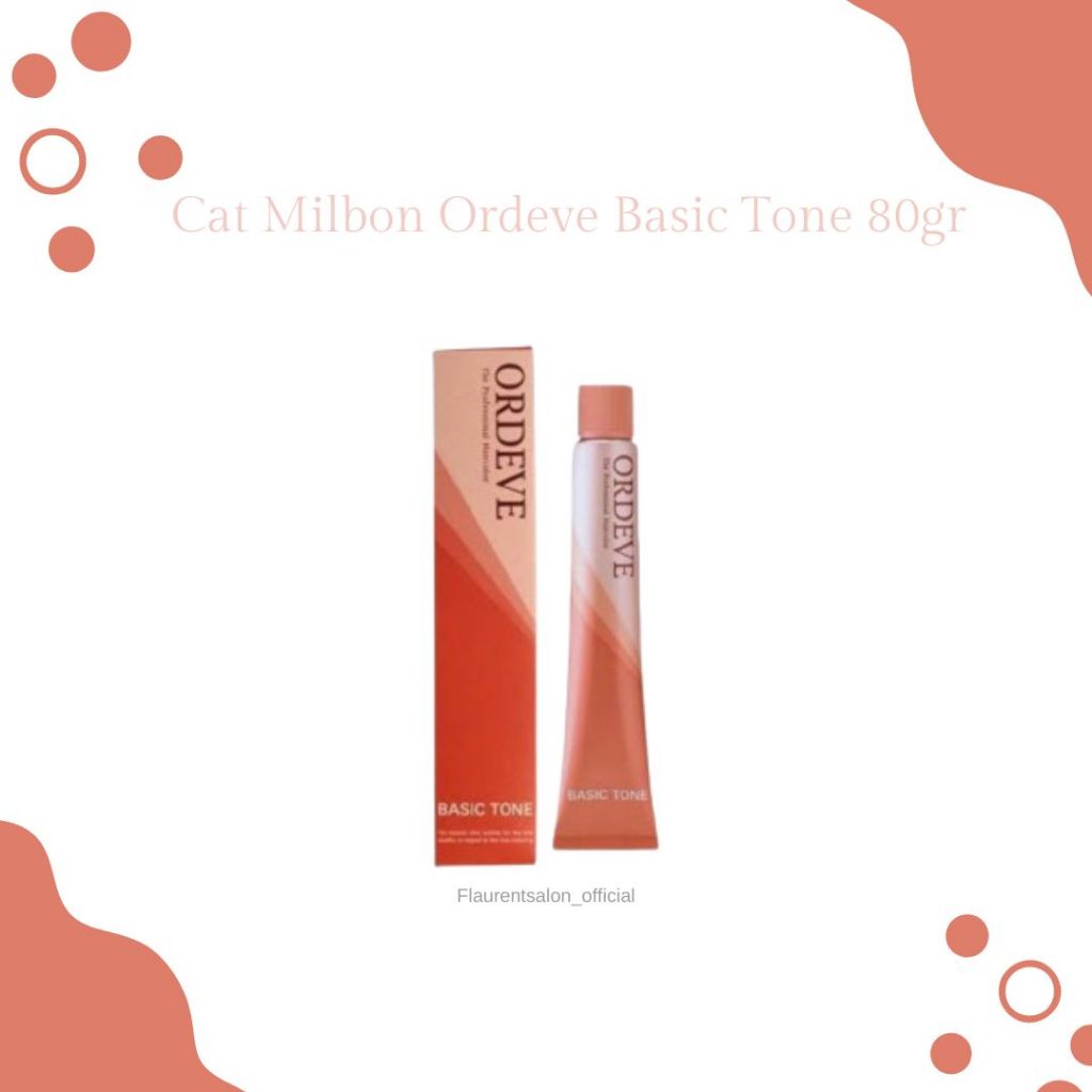 Jual Cat Milbon Ordeve Basic Tone Professional 80gr | Shopee Indonesia