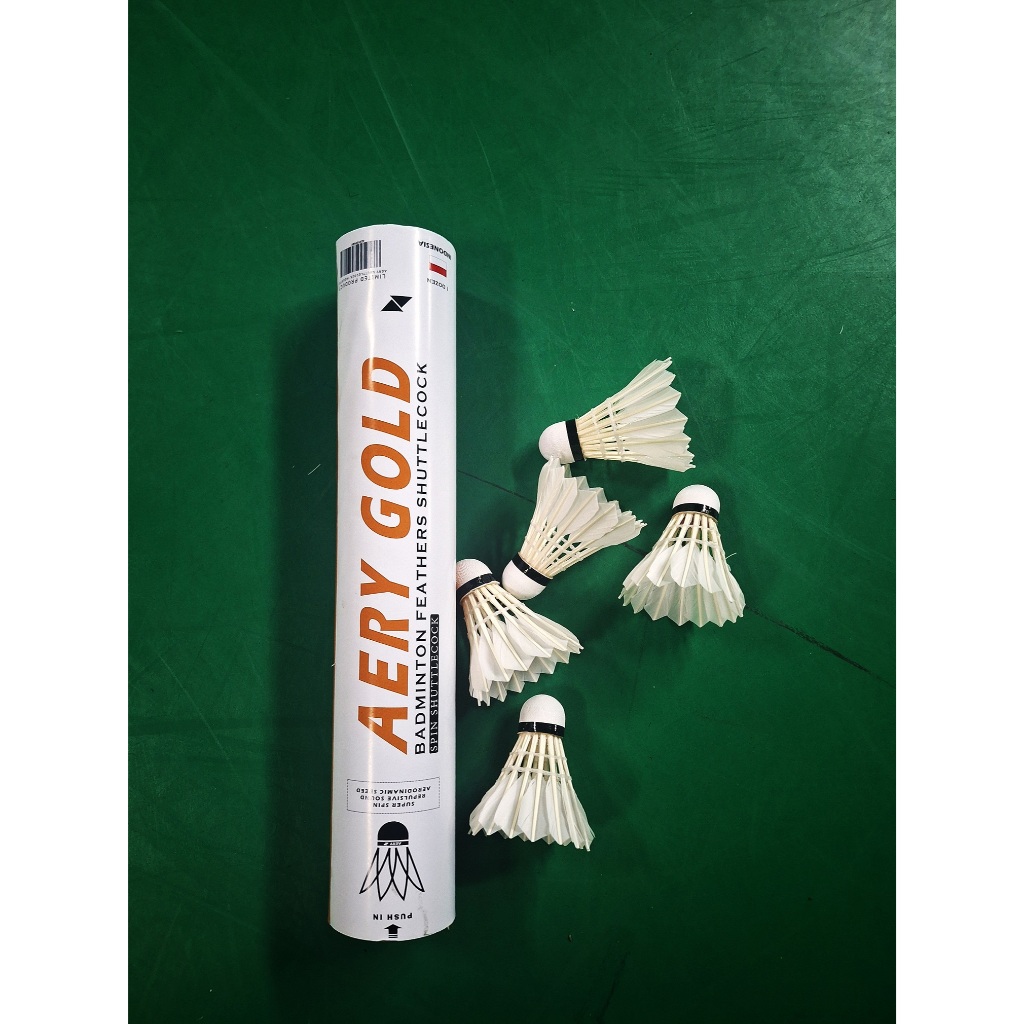 Jual AERY GOLD SHUTTLECOCK BADMINTON , KOK BULUTANGKIS , KOK , SPIN ...