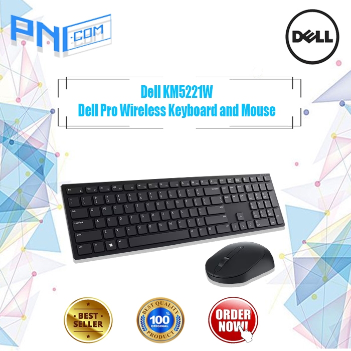 Jual Dell Pro Wireless Keyboard and Mouse - KM5221W | Shopee Indonesia
