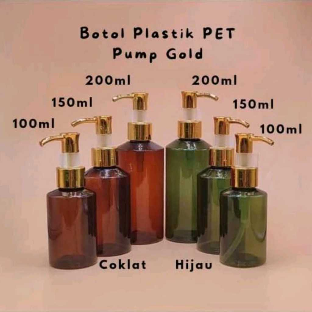 Jual Botol Pump skincare Pump Lotion 100ml 150ml 200ml Botol Lotion ...