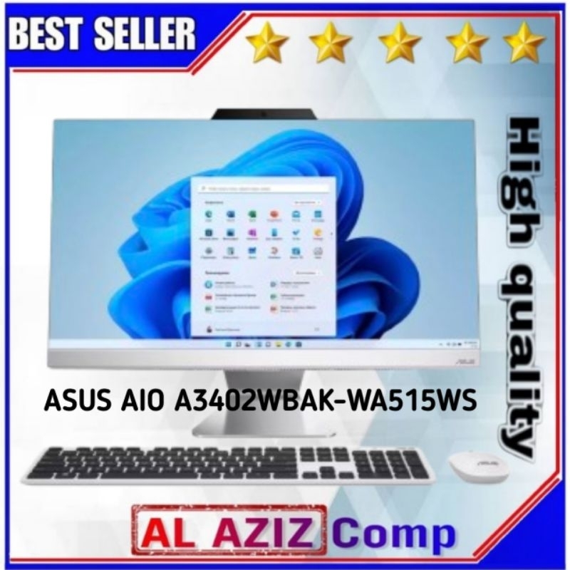 Jual PC AIO ASUS Intel Core i5-1235U 16GB SSD 512GB 23.5" FHD W11+OHS ...