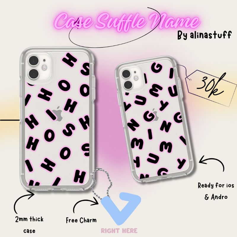Jual CLEARCASE SEVENTEEN KPOP SUFFLE NAME SAMSUNG OPPO VIVO | Shopee ...
