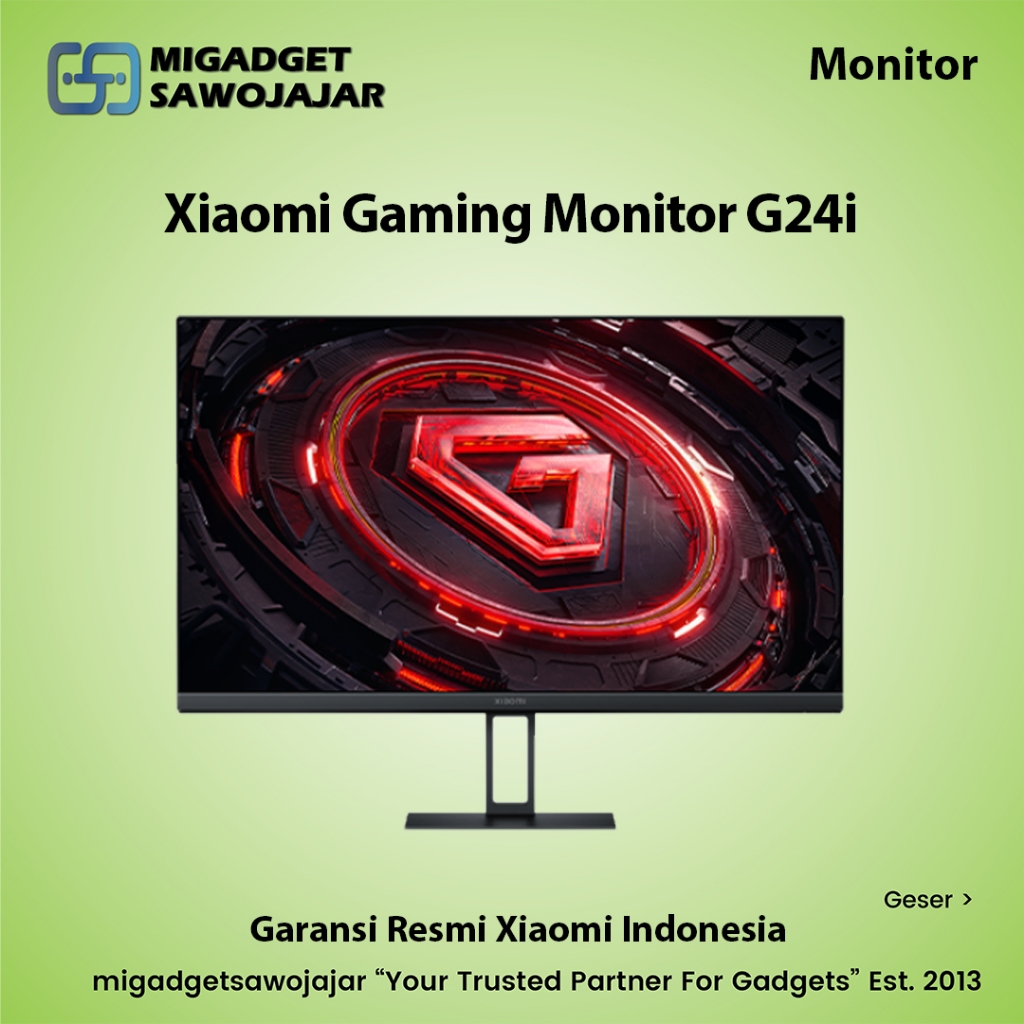 Jual Xiaomi Gaming Monitor G24i 24 Inch 24" 180Hz Fast IPS LCD 1ms GTG ...